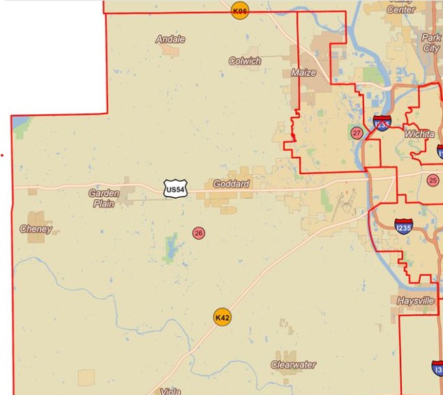 Senate District 26 Map | JCMoore for Kansas